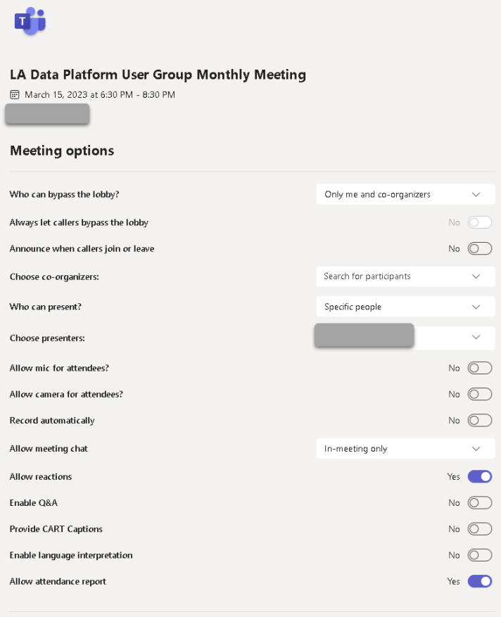 Upcoming changes to Los Angeles Data Platform User Group virtual meetings – Data Driven ...